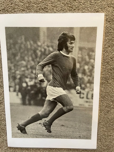 LAMINATED ICONIC PICTURE the late great George Best Man utd Good ...