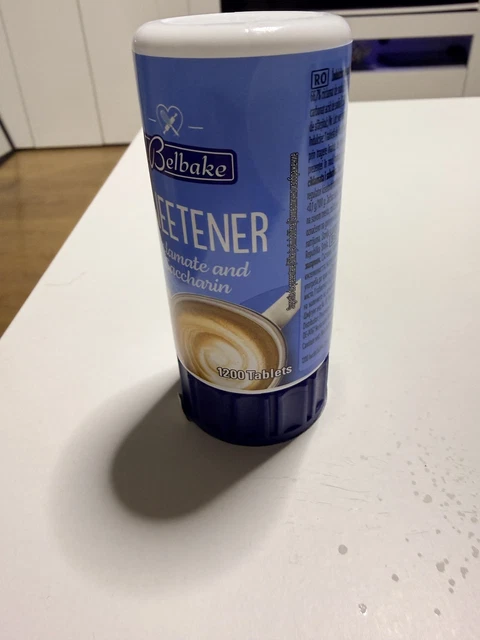 CALORIE FREE SWEETENER Tablets 1200 Belbake Lidl Vegan New Exp 05.2027 ...