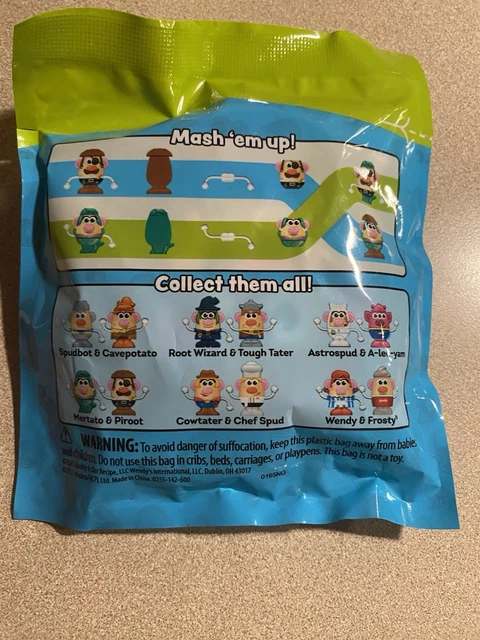 2025 WENDY'S POTATO Head Mashed "Mertato & Piroot" Kids Meal Toys ...