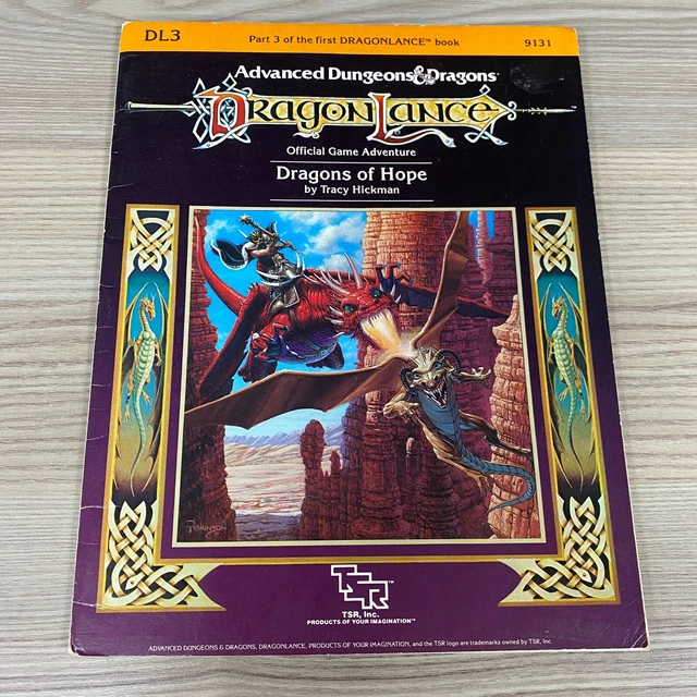 DRAGONLANCE DRAGONS OF Hope DL3 9131 Avancé Donjons & RPG Ensemble Supplément EUR 24,11 ...