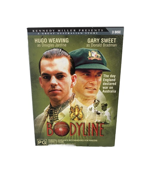BODYLINE MINI SERIES DVD 3 Disc Box Set Reg 4 PAL Cricket Bradman ...