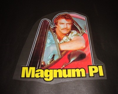 MAGNUM PI TOM Selleck Iron On Transfer Badge Decal T Shirt Cult Tv ...