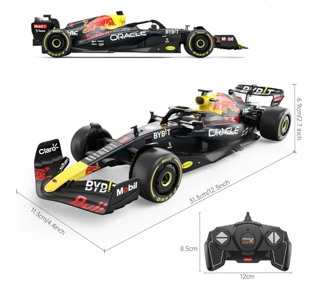 ORACLE RED BULL Racing F1 RC Remote Control Car RB18 (Scale 1:18) 2 ...