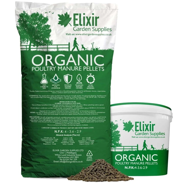 5KG ORGANIC POULTRY Manure Pellets - Debris Free Fertilizer for All ...