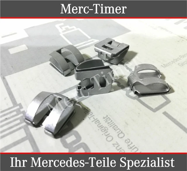 10 X MERCEDES W124 C124 retaining clip clamp sheet metal nut underbody ...