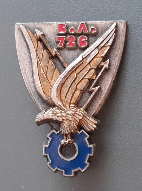 INSIGNE BADGE BA 726 NIMES Armée de l'Air BASE AÉRIENNE ORIGINAL RELIEF ...