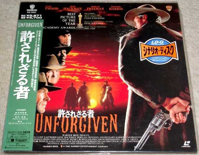 CLINT EASTWOOD UNFORGIVEN Gene Hackman Morgan Freeman JAPAN LASERDISC ...