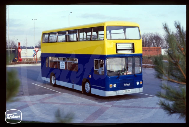 ORIGINAL BUS SLIDE - Maidstone Boro'line E153OMD Olympian on delivery 3 ...