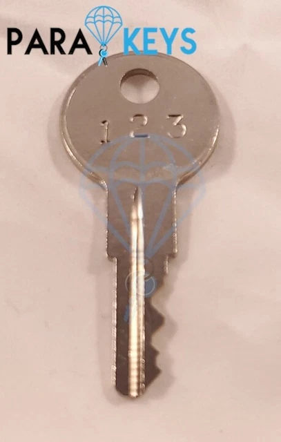 BAUER WELLS CARGO CH501-CH750 Cut Toolbox RV Key Replacement *READ ...