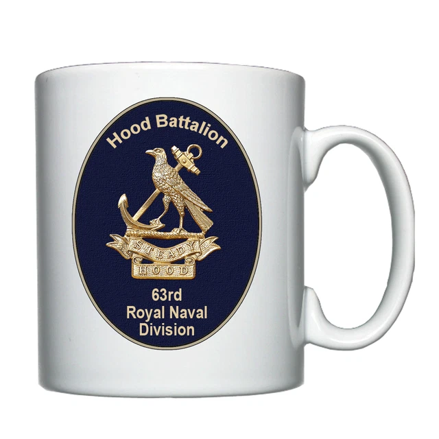 HOOD BATTALION, 63RD Royal Naval Division, WW1, personalised mug. £9.50 ...