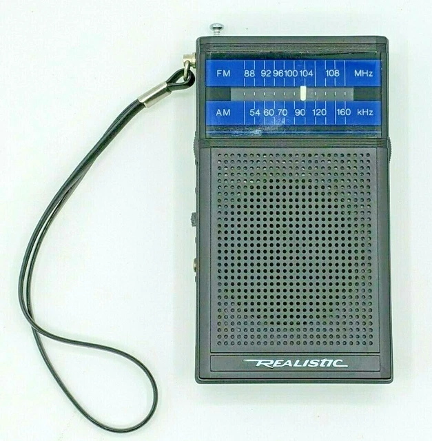 VINTAGE TRANSISTOR RADIO Shack Realistic Model 12-613-9V AM/FM £12.44 ...