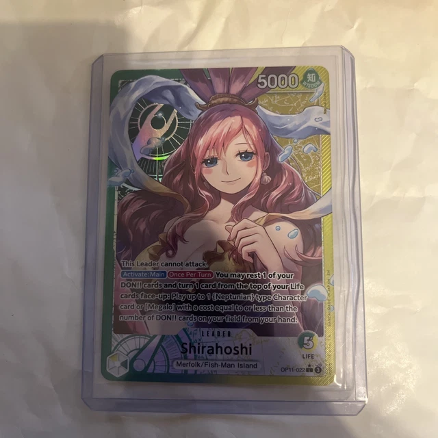 SHIRAHOSHI (022) (ALTERNATE Art) OP11-022 A Fist of Divine Speed Foil $18.68 - PicClick CA