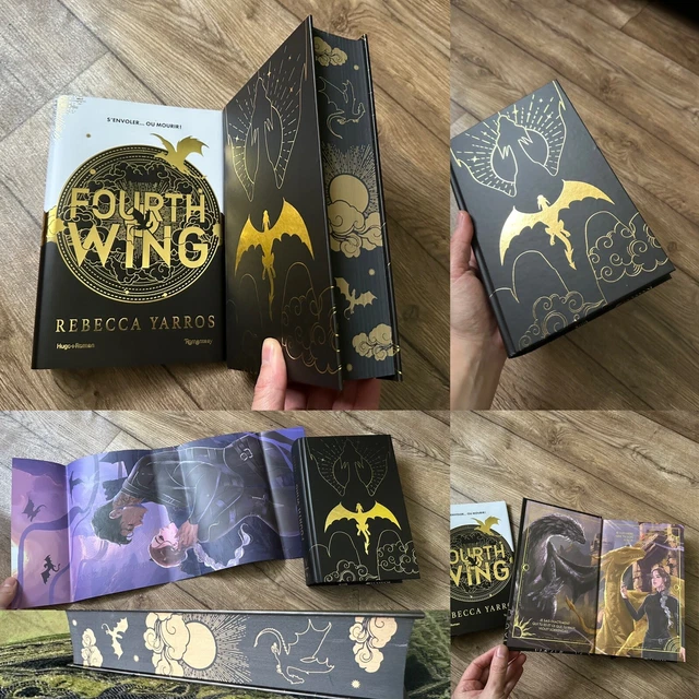 FRENCH SPECIAL EDITION of FOURTH WING with Sprayed / Stencil Edges £125 ...