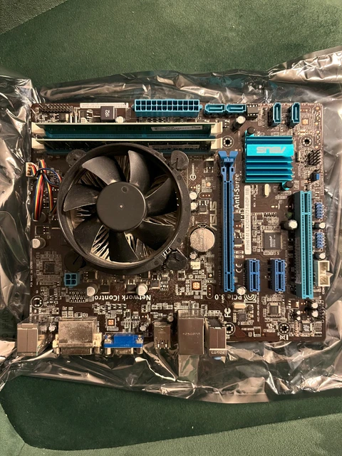 CARTE MÈRE ASUS P8H61-M LX/CM6731-8/DP_MB + processeur + x2 2Gb de ram ...