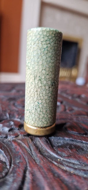 RARE ART DECO 1920/30s Shagreen Lipstick £78.70 - PicClick UK