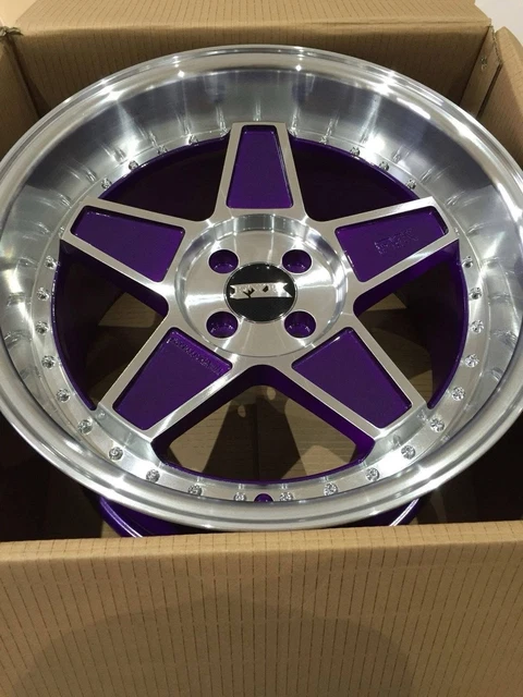 16” 9J FYK Alloy Wheel Deep Dish 4x108 Pcd Et25 Drift ford peugeot ...