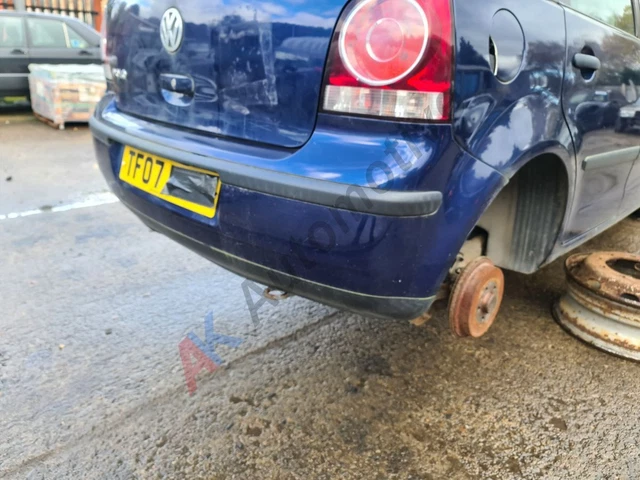 VOLKSWAGEN VW POLO 9N 9N3 Facelift Complete Rear Bumper ~ Blue £69.90 ...