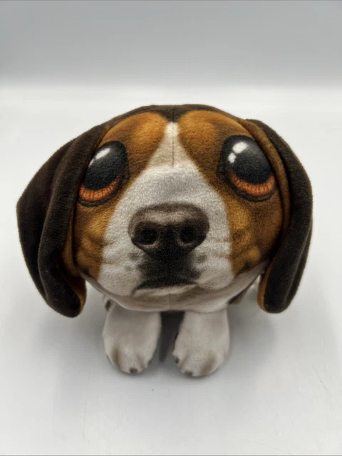 ROUND TEDDY DOG Plush Small Pet Animal Stuffed Teddy Soft Toy Cute Dog ...