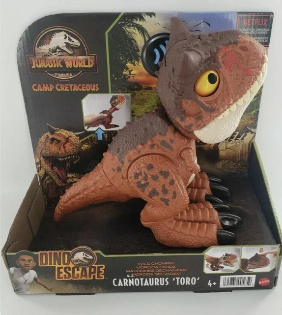 JURASSIC WORLD CAMP Cretaceous Carnotaurus Toro Dinosaur Action Figure ...