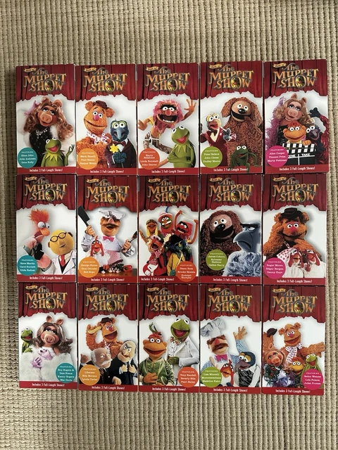 TIME LIFE THE Muppet Show Best Of VHS Kermit Miss Piggy Complete Set ...