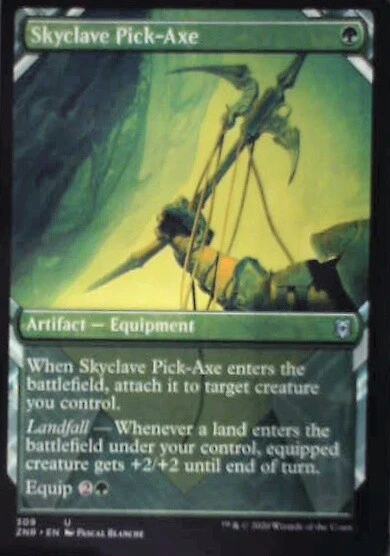 SKYCLAVE PICK-AXE (SHOWCASE) - Zendikar Rising : #309, MTG Nm R51 EUR 1 ...