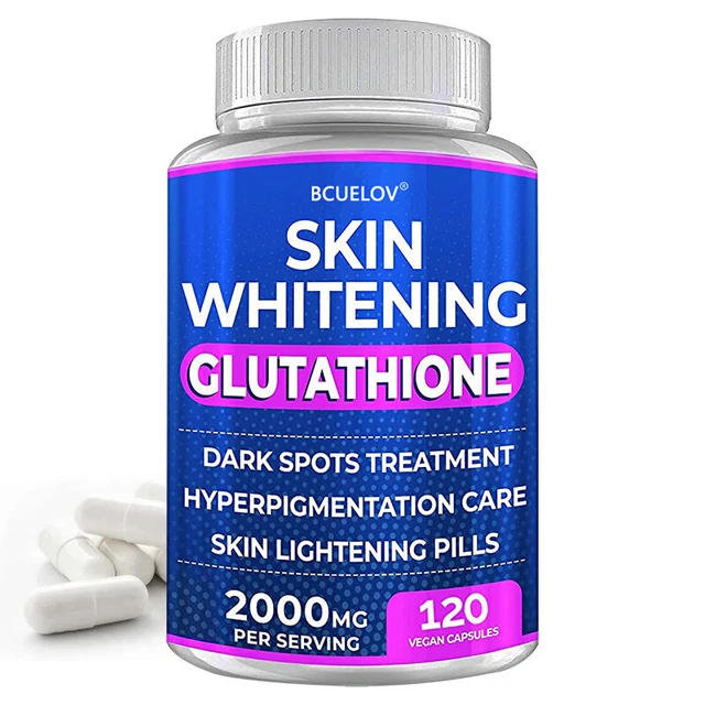 L-GLUTATHIONE 2000 MG Capsules Liver Health Powerful Antioxidant, Uv ...