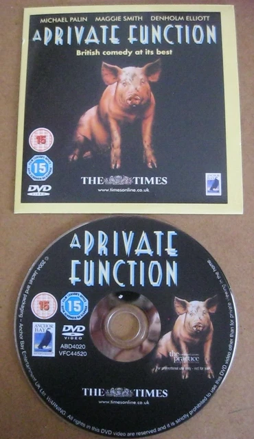 A PRIVATE FUNCTION. The Times Promo DVD. NEW. Michael Palin, Maggie ...