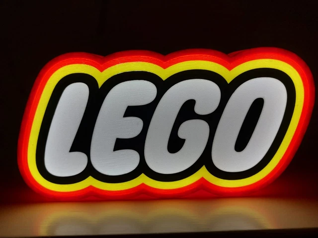 LEGO LED LIGHTBOX Logo Outline Night Lamp £21.48 - PicClick UK