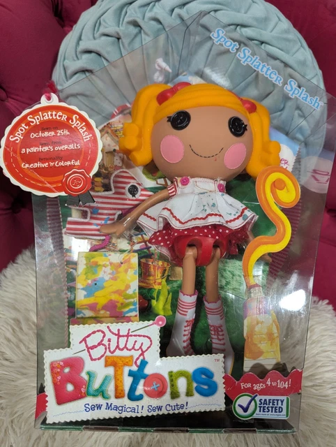 NEW BITTY BUTTONS Lalaloopsy Large Doll RARE 1st Release Spot Splatter ...
