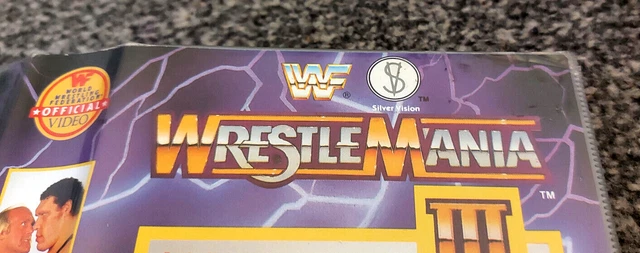 WWF/WWE WRESTLEMANIA III (3) Hulk Hogan Pal Vhs Video Silver Vision Wrestling £10.00 - PicClick UK
