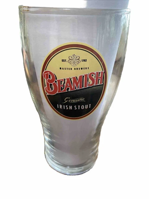 BEAMISH GENUINE IRISH Stout Pint Beer Glass $50.00 - PicClick AU