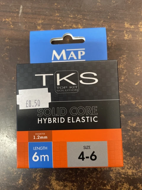 MAP TKS SOLID Core Hybrid Pole Elastic 6metres Size 4-6 Fishing £7.99 ...
