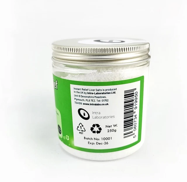 LIVER SALTS 250G, Original Formula, 50 Servings, Relief from Upset ...