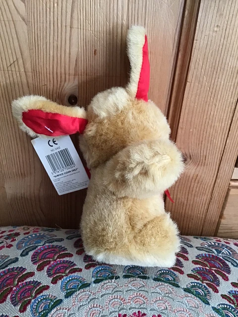 VINTAGE CHANTILLY I Love You Bunny Rabbit Heart Brown Soft Plush Toy 7 ...