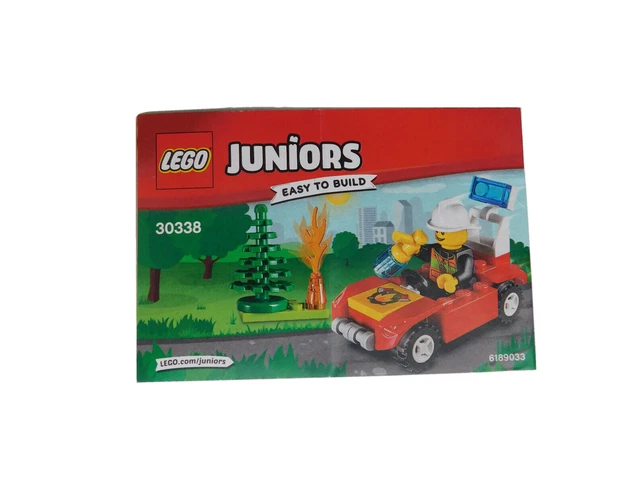 LEGO JUNIORS 30338 Feuerwehrauto Bauanleitung Anleitung Bauplan Plan ...