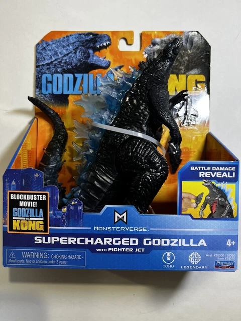 PLAYMATES MONSTERVERSE GODZILLA vs Kong 6" Figure | Supercharged ...