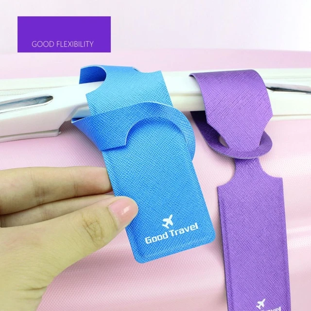 BOARDING PASS LUGGAGE Tags PU Check-In Name Tag New ID Address Label ...