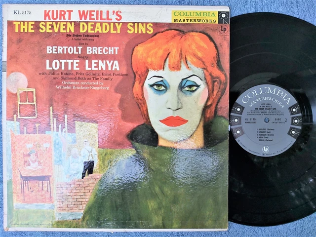 LOTTE LENYA-KURT WEILL'S The Seven Deadly Sins-Columbia Masterworks ...