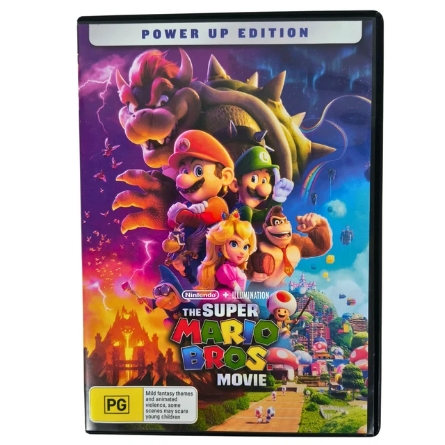 THE SUPER MARIO Bros Movie: Power Up Edition DVD (Region 4 & 2) Like ...