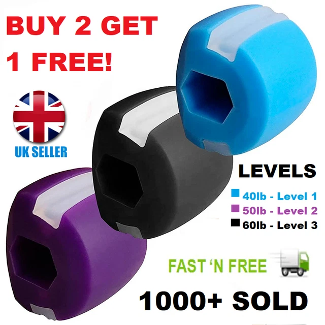 QUALITY JAWLINE JAW Exerciser Face Toner Muscle Neck Toner Anti-Wrinkle ...