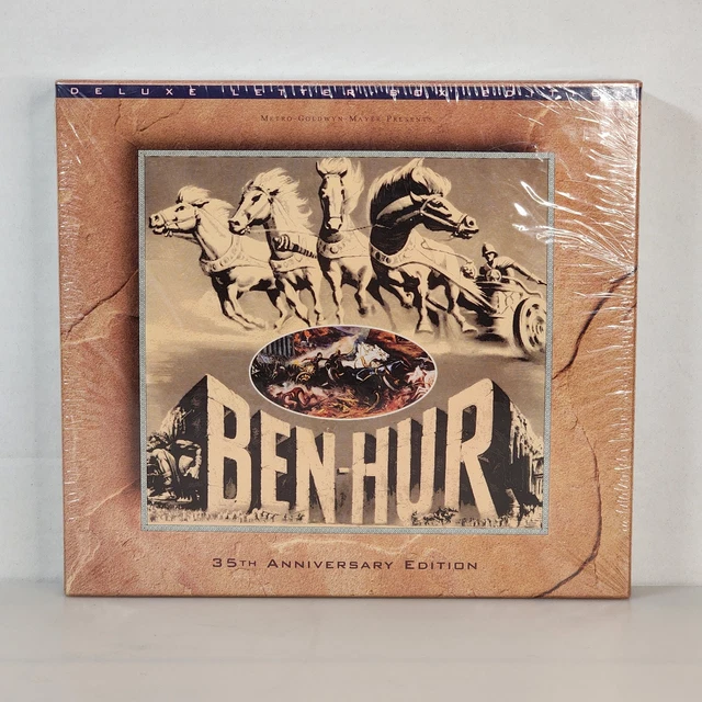 BEN HUR DELUXE Letterbox Edition 35th Anniversary VHS New Sealed 1994 £ ...