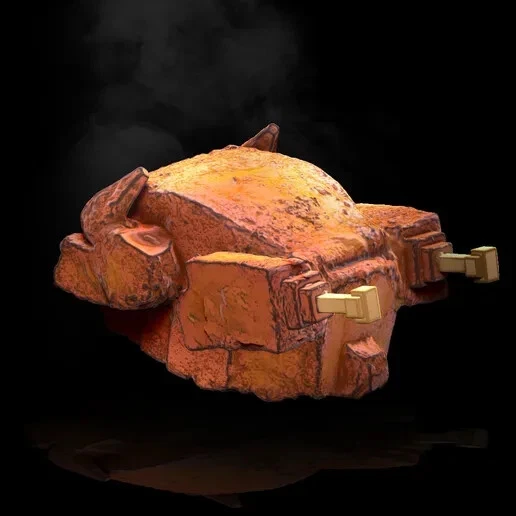 MINECRAFT STEVE'S LAVA Chicken from Minecraft Movie, 3D Model Prop ...