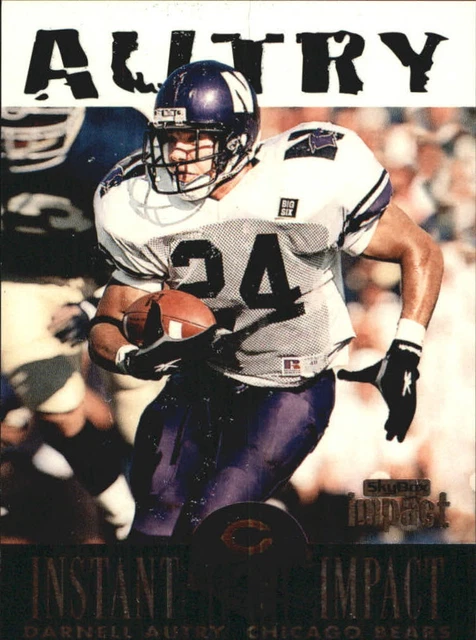 1997 SKYBOX IMPACT Instant Impact Chicago Bears carte de football #2 ...