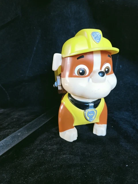 PAW PATROL RUBBLE digger Jumbo Action Pup Nickelodeon Toy Gift GUC $45. ...