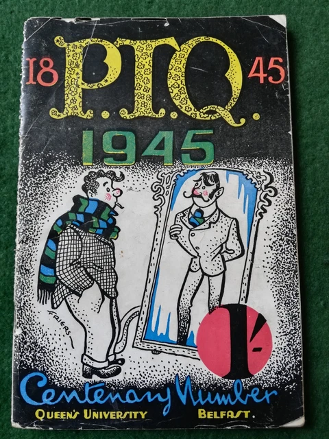 WW2 1945 PTQ Queens University Magazine. £18.00 - PicClick UK