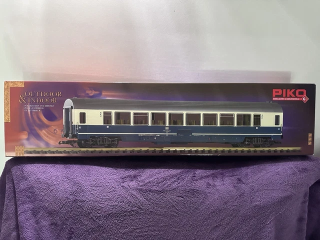 PIKO 37660 DB Bpmz 2nd Class Coach IV NEW & BOXED G Scale For Garden ...