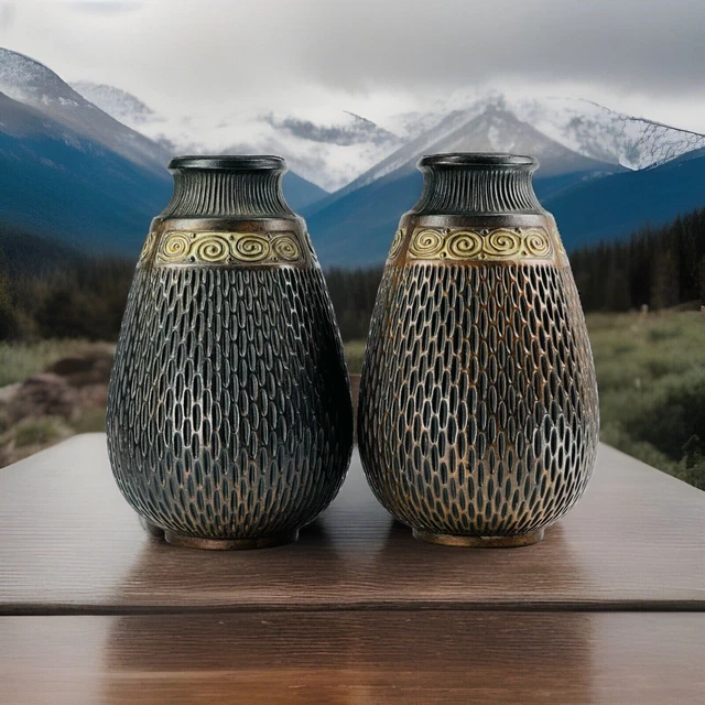 BRETBY CLANTA ART Pottery Vases Art Deco 2373 h20cm Circa 1930s £80.00 ...