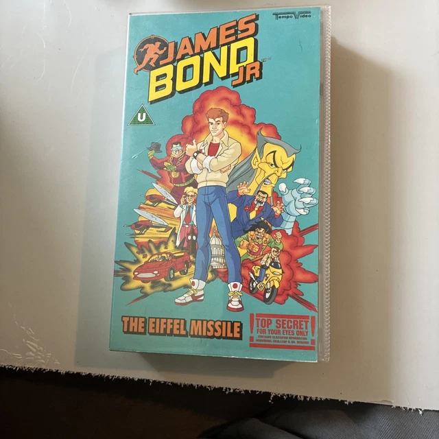 JAMES BOND JR The Eiffel Missile 1991 VHS £1.17 - PicClick UK