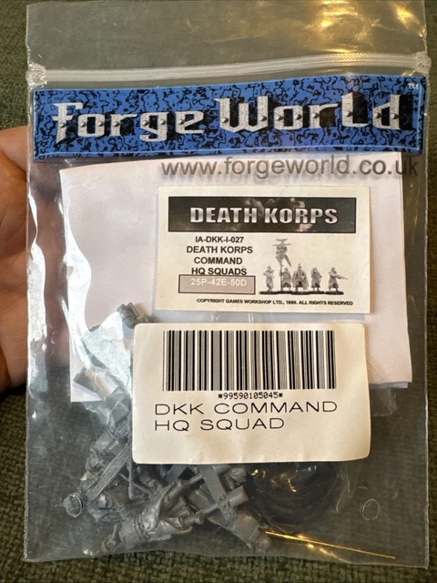 WARHAMMER 40K DEATH Korps of Krieg Command HQ Squad Forge World O848 £ ...