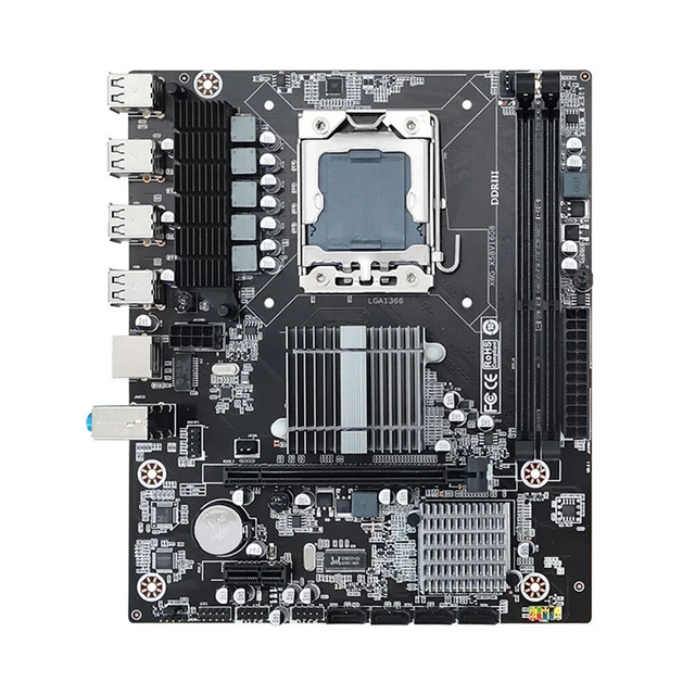 X5 COMPUTER MOTHERBOARD 32GB RAM 1600MHz8 Motherboard Kit Support E5640 ...